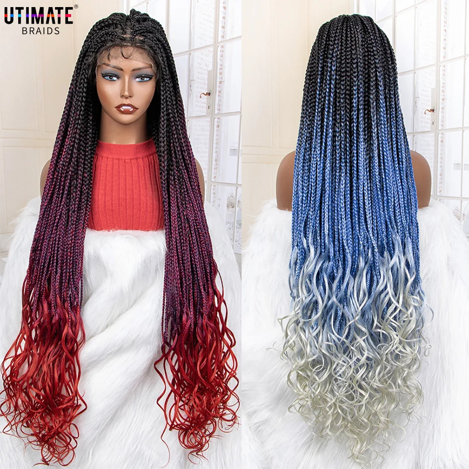 New-Arrival-36-Inches-Long-Synthetic-Knotless-Braided-Wigs-with-Wave ...