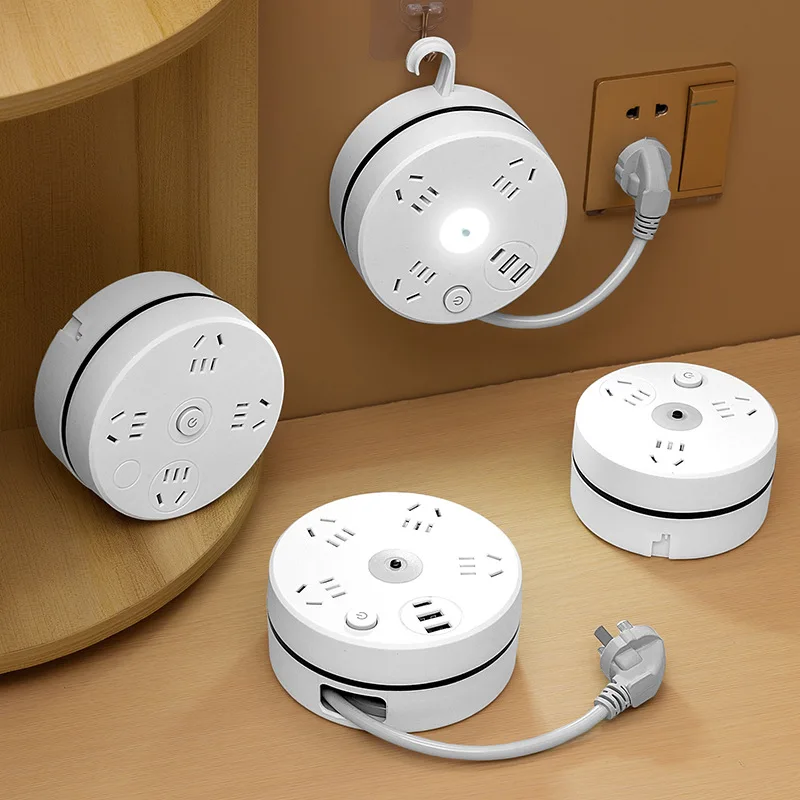 Universal EU Plug Power Strip Socket With Extension Cable 2.8M 3 USB EU ...