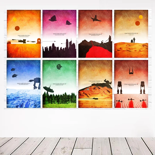 Star Wars Minimalist Art Posters