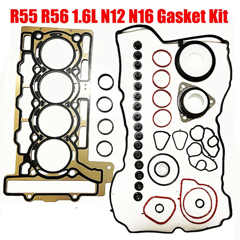 Overhaul Gasket Seal Kit 11:1 for BMW Mini Cooper R55 R56 1.6L N12 N16 ...