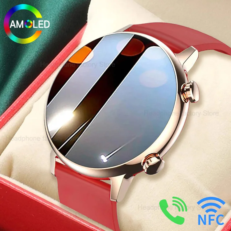 Women-NFC-Smart-Watch-Bluetooth-Call-Smartwatch-Sport-Clock-Fashion ...