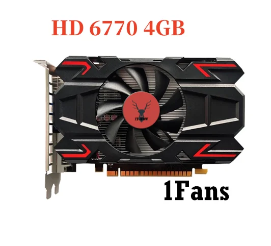 Hd6770 pcie x16 pci e 2.0 placa gráfica discreta gpu 4gb gddr5 128 bit ...