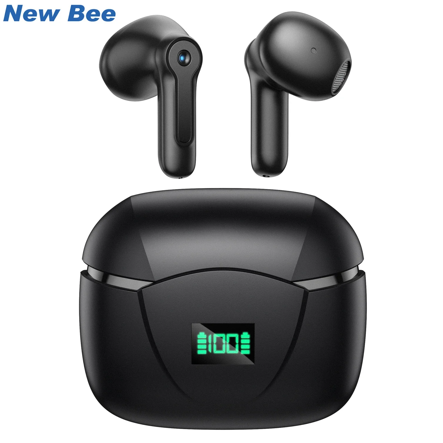 New-Bee-S15-Bluetooth-Wireless-Headset-with-LED-Display-TWS-Earbuds ...