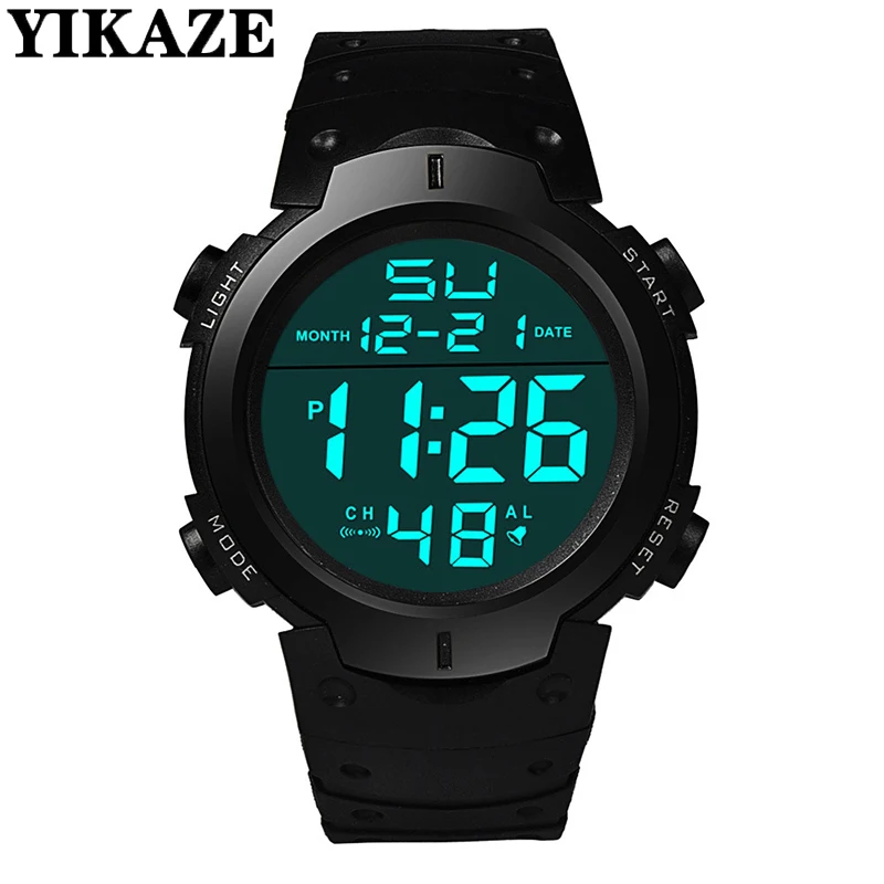 Men's Digital Waterproof Watch | Multifunction Sports Watch Men - Men ...