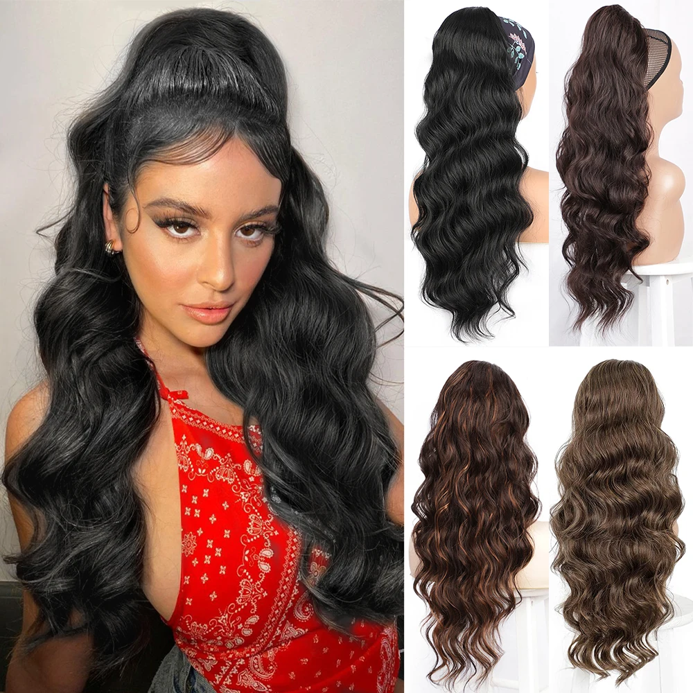 MONIXI-HAIR-Synthetic-Long-Body-Wavy-Drawstring-Ponytail-for-Women ...