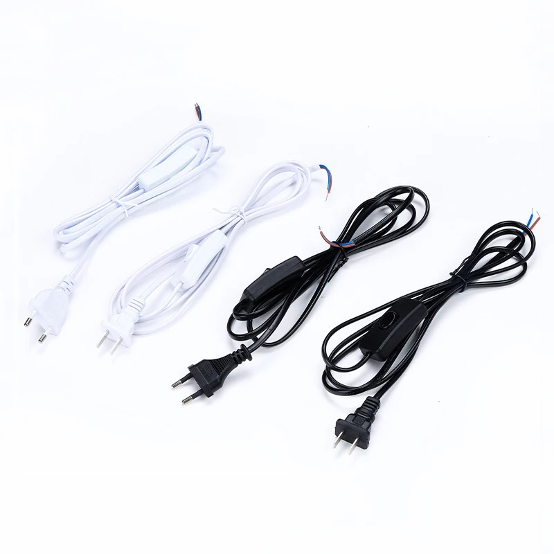 US-EU-Plug-303-220V-Power-Cable-Cord-With-Switch-US-EU-Electric ...