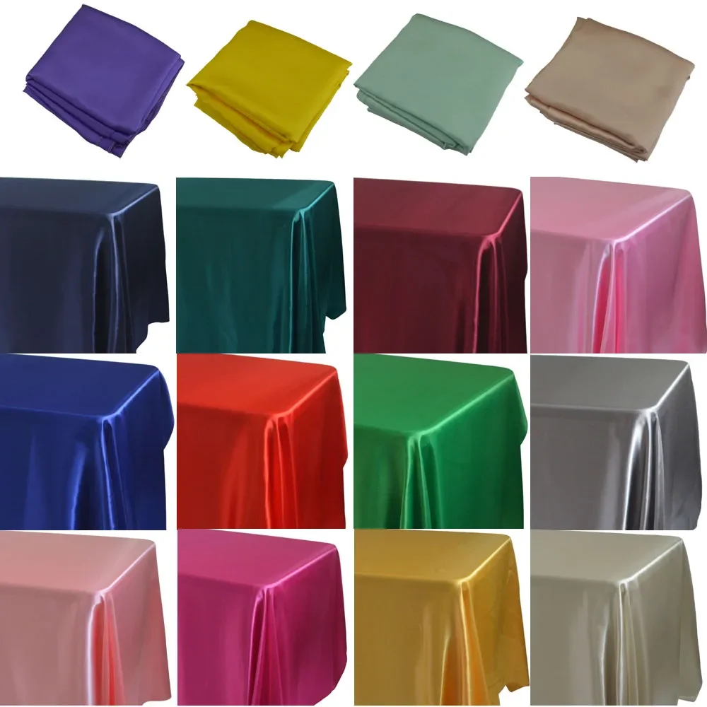 Elegant-Satin-Rectangle-Tablecloth-Perfect-for-Wedding-Mariage-Party ...
