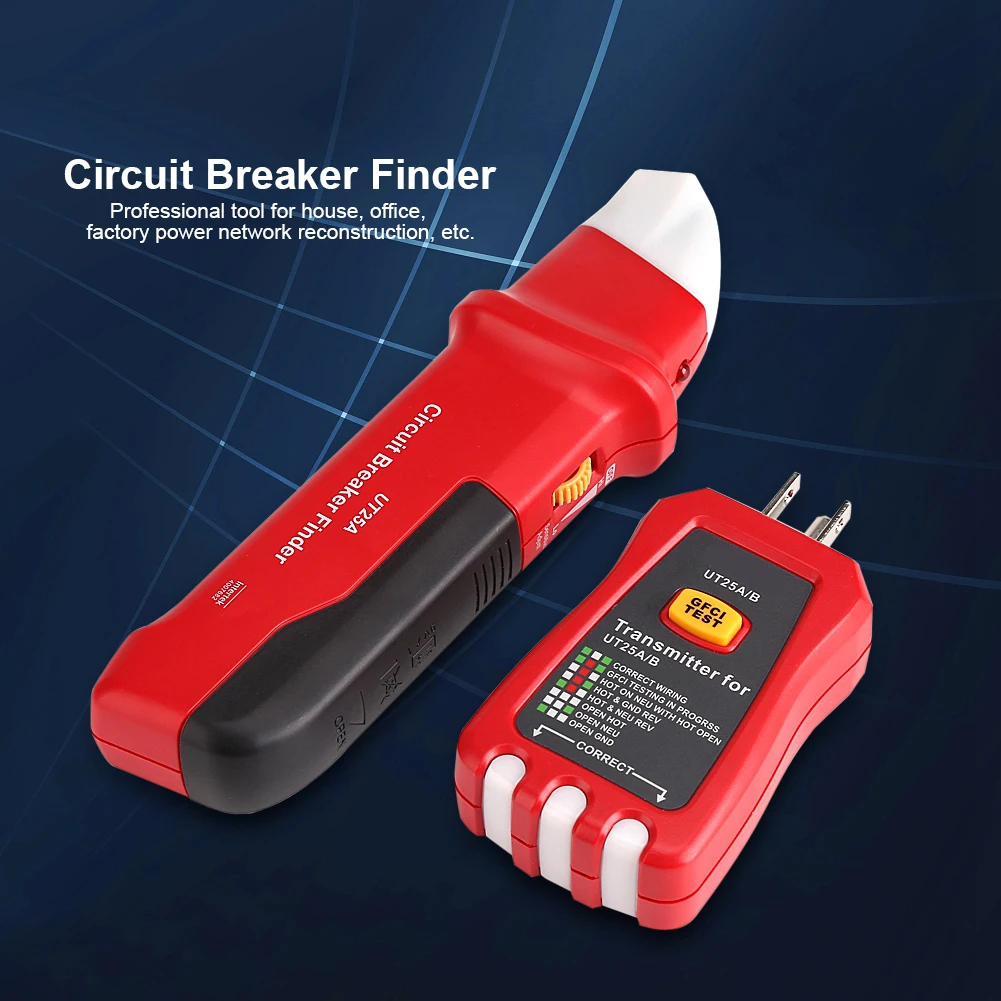 Uni-T-Professional-Circuit-Breaker-Finder-Sensitivity-Adjustable-Socket ...