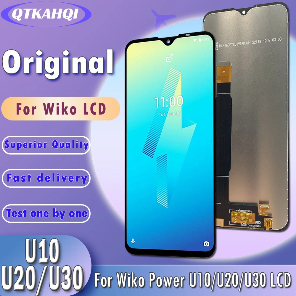 6.82'' Original For Wiko Power U10 U20 U30 LCD Display Screen Touch ...