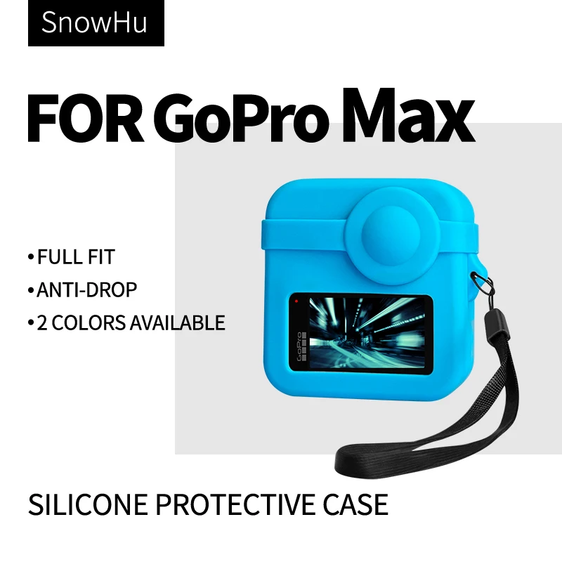 Capa protetora de silicone macio compatível com para gopro max 360 ...