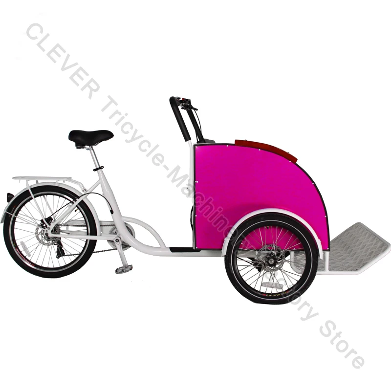 Front-Loading-Europe-Style-3-Wheel-Manual-Reverse-Rickshaw-Cycle-Bike ...