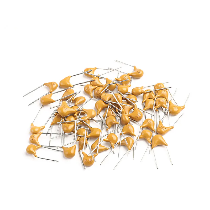 100PCS Monolithic Capacitor 50V 100NF 220N 104P 474 471 105M1UF 0.47 0 ...