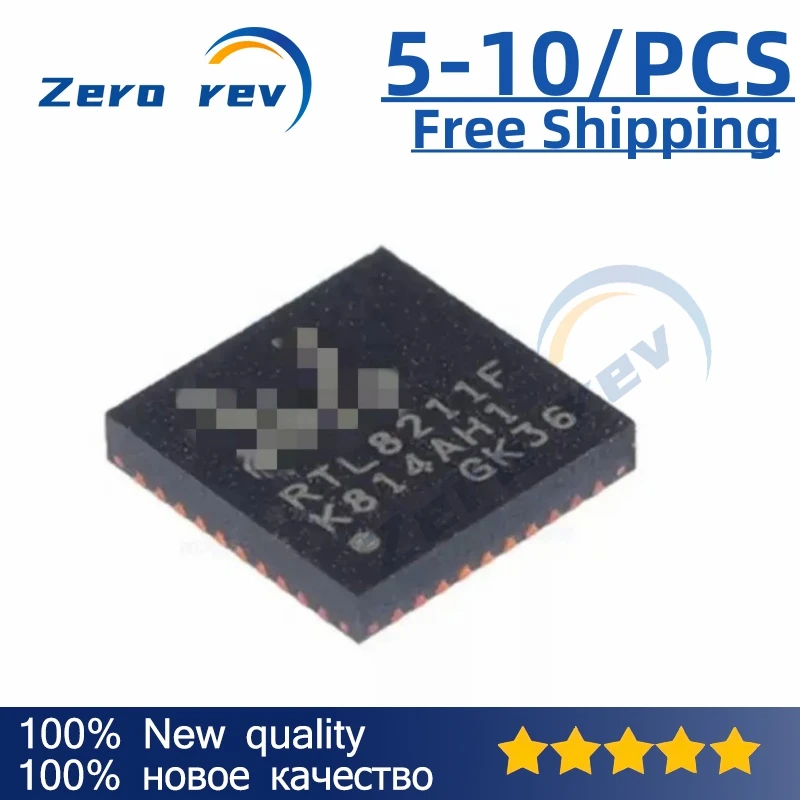 5-10Pcs-100-New-Free-Shipping-RTL8211F-CG-RTL8211F-WQFN-40-RTL8189ETV ...