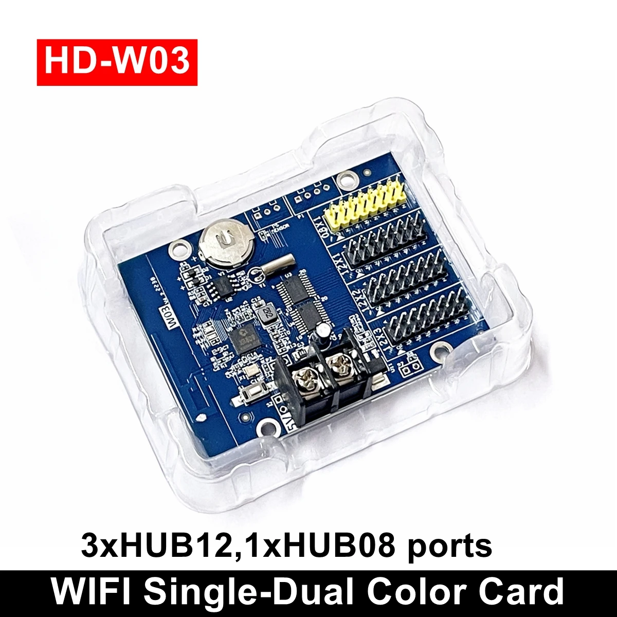 Huidu Single Dual Color Controller HD W04 W03 W3 For P4.75 P10 P16 Message LED Panel|control ...