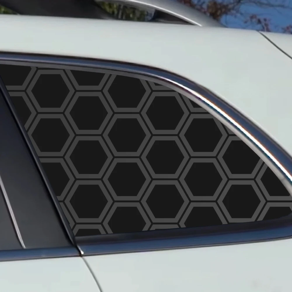 Honeycomb-Hexagon-Car-Sticker-for-Triangular-Window-Decoration ...