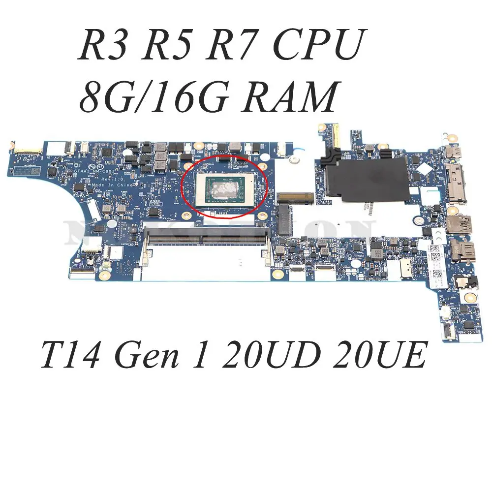 GT4A1-NM-C801-5B20Z25392-5B20Z25416-5B20Z25391-For-Lenovo-ThinkPad-T14-Gen-1-20UD-20UE-PC ...