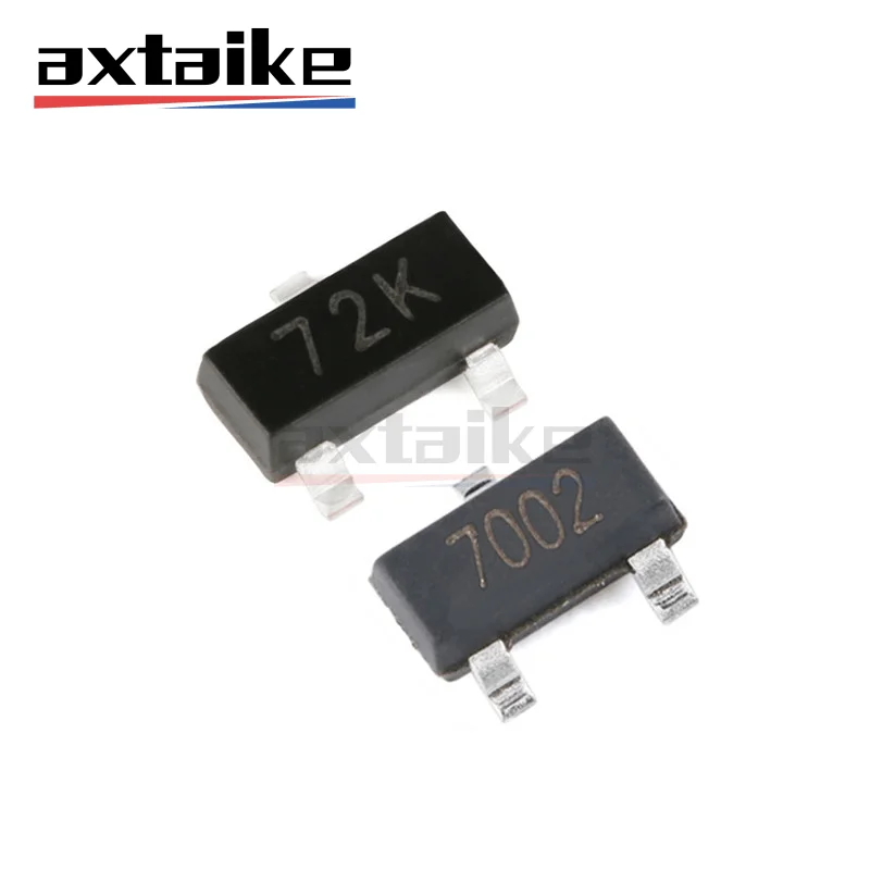 100PCS-2N7002-2N7002K-LT1G-7002-702-72K-12W-LWW-L2N7002KLT1G-RK-SOT-23 ...