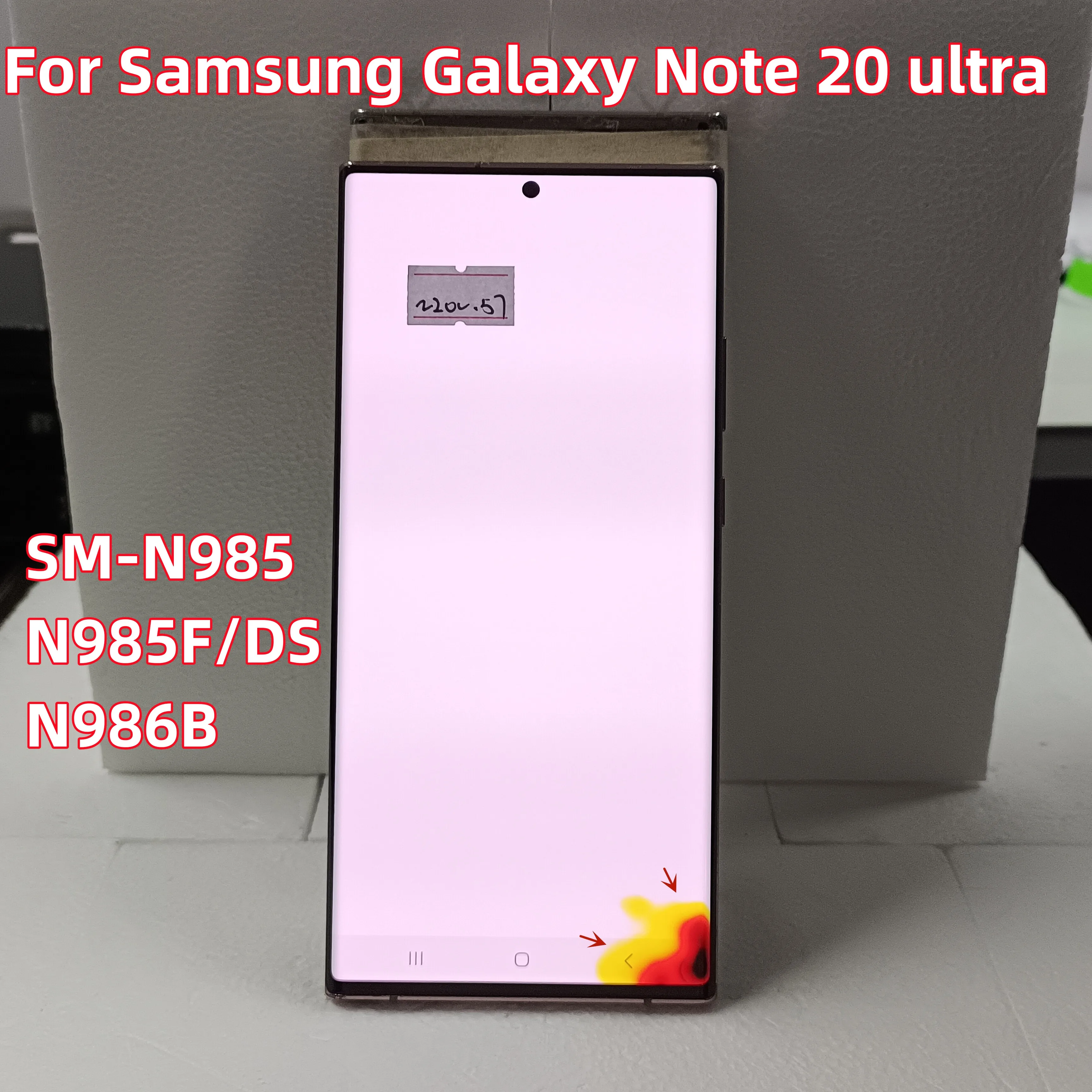 Tela-de-toque-amoled-lcd-para-samsung-galaxy-note-20-ultra-sm-n985 ...