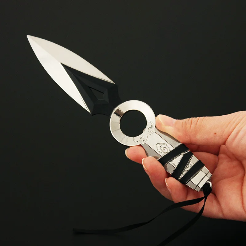 Valorant Weapon JETT Kunai Keychain 17cm Melee Weapon Model Metal Game ...