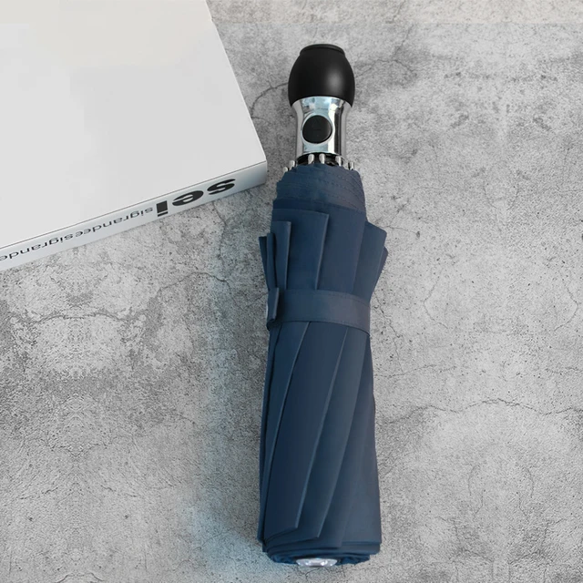 Automatic Golf Umbrella for Men 10 Ribs Windproof Folding Umbrella ...