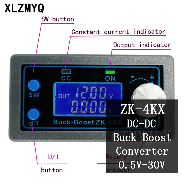 ZK-4KX CNC DC-DC Buck Boost Converter Module CC CV 4A, 41% OFF