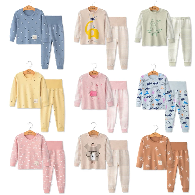 Kids-Boys-Sleepwear-Baby-Girl-Winter-Cotton-Sets-Children-Homewear ...