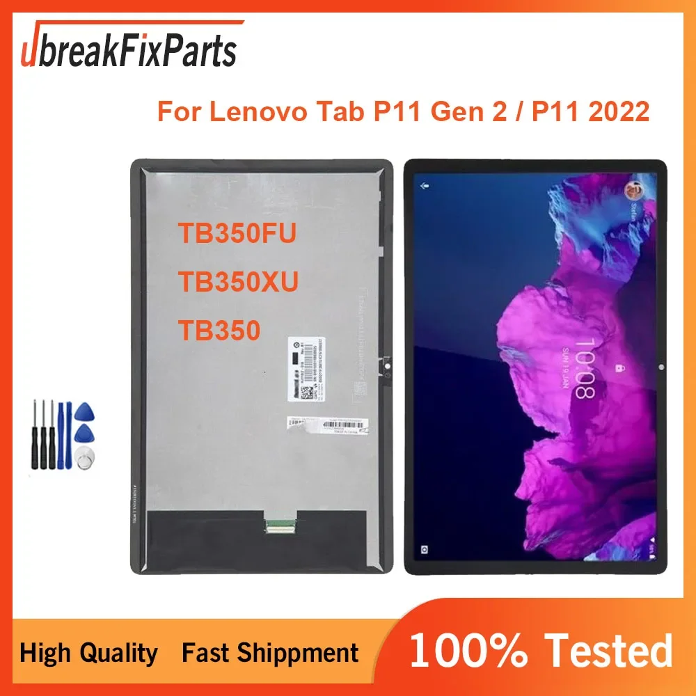 For Lenovo Tab P11 Gen 2 2022 TB350FU TB350XU TB350 LCD Display Touch ...