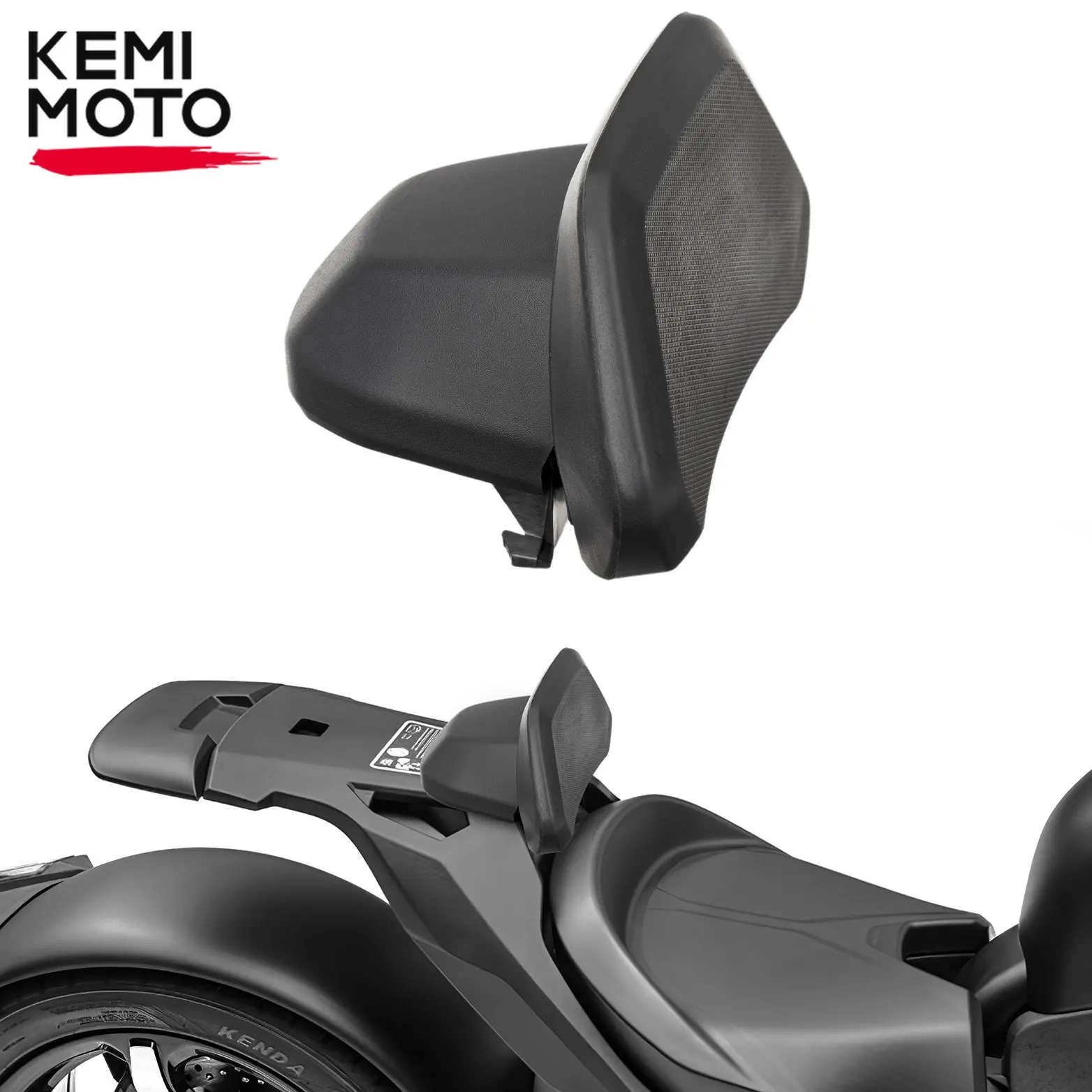 KEMIMOTO 3 Wheel Motorcycle 1up Driver Backrest 219400960 for Can Am ...