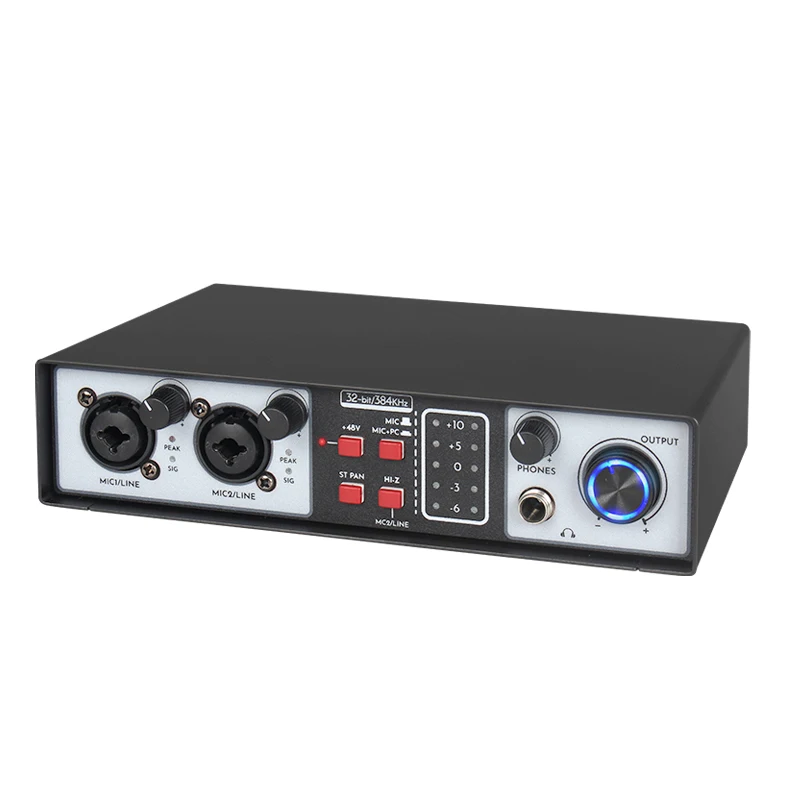 36bit-384kHz-Interface-udio-profissional-Placa-de-som-USB-Grava-o-para ...