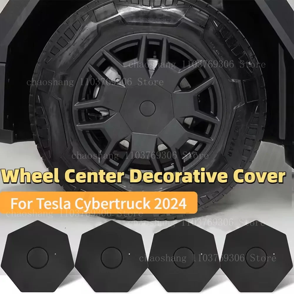 Hub-Center-Cover-for-Tesla-Cybertruck-2024-Wheel-Hub-Cover-4PCS-Wheel ...