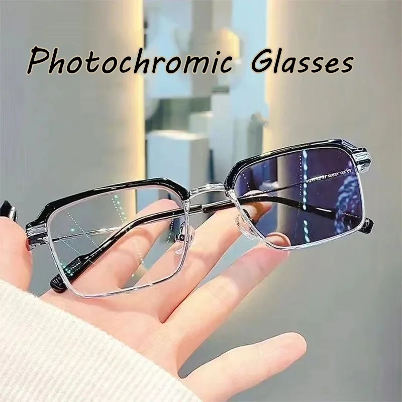 Oversized-Frame-Photochromic-Glasses-Blue-Light-Blocking-Reading ...