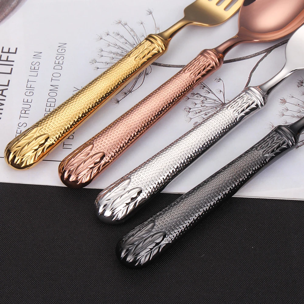 Rose gold silverware store