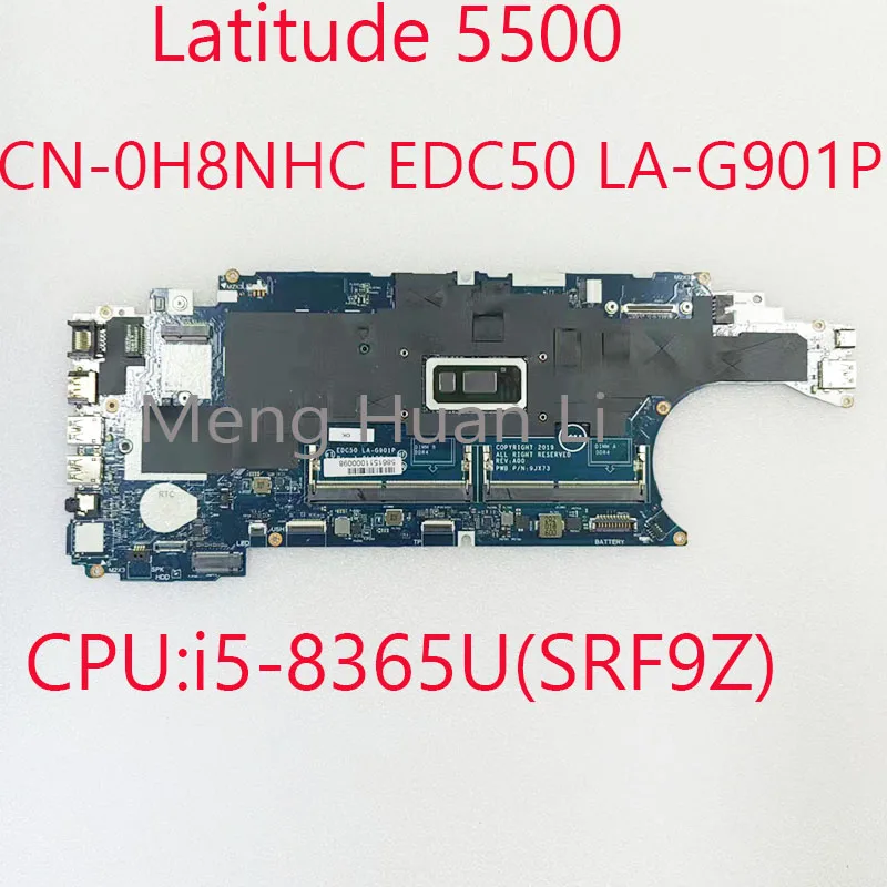 5500-Motherboard-EDC50-LA-G901P-0H8NHC-For-Dell-Latitude-5500-CN-0H8NHC ...