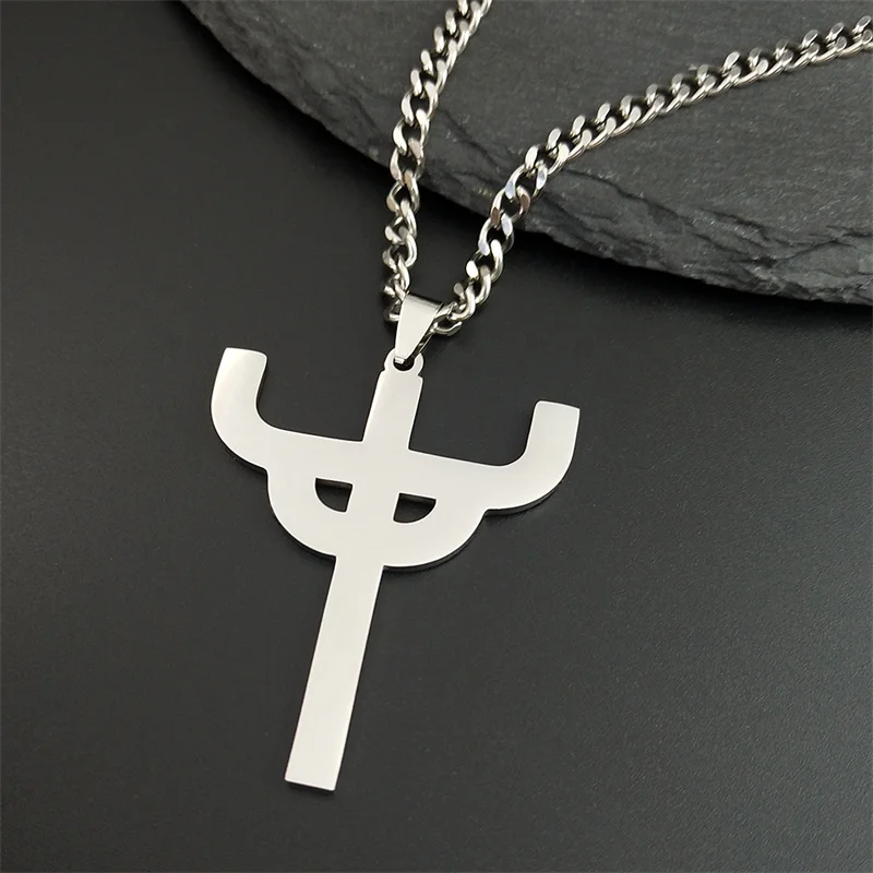 Gothic-Judas-Priest-Stainless-Steel-Necklace-Chain-Women-Silver-Color ...