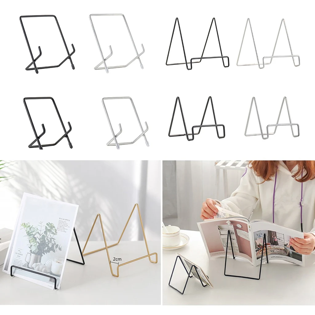Iron-Display-Stand-Iron-Easel-Plate-Holder-Stand-for-Home-and-Office ...