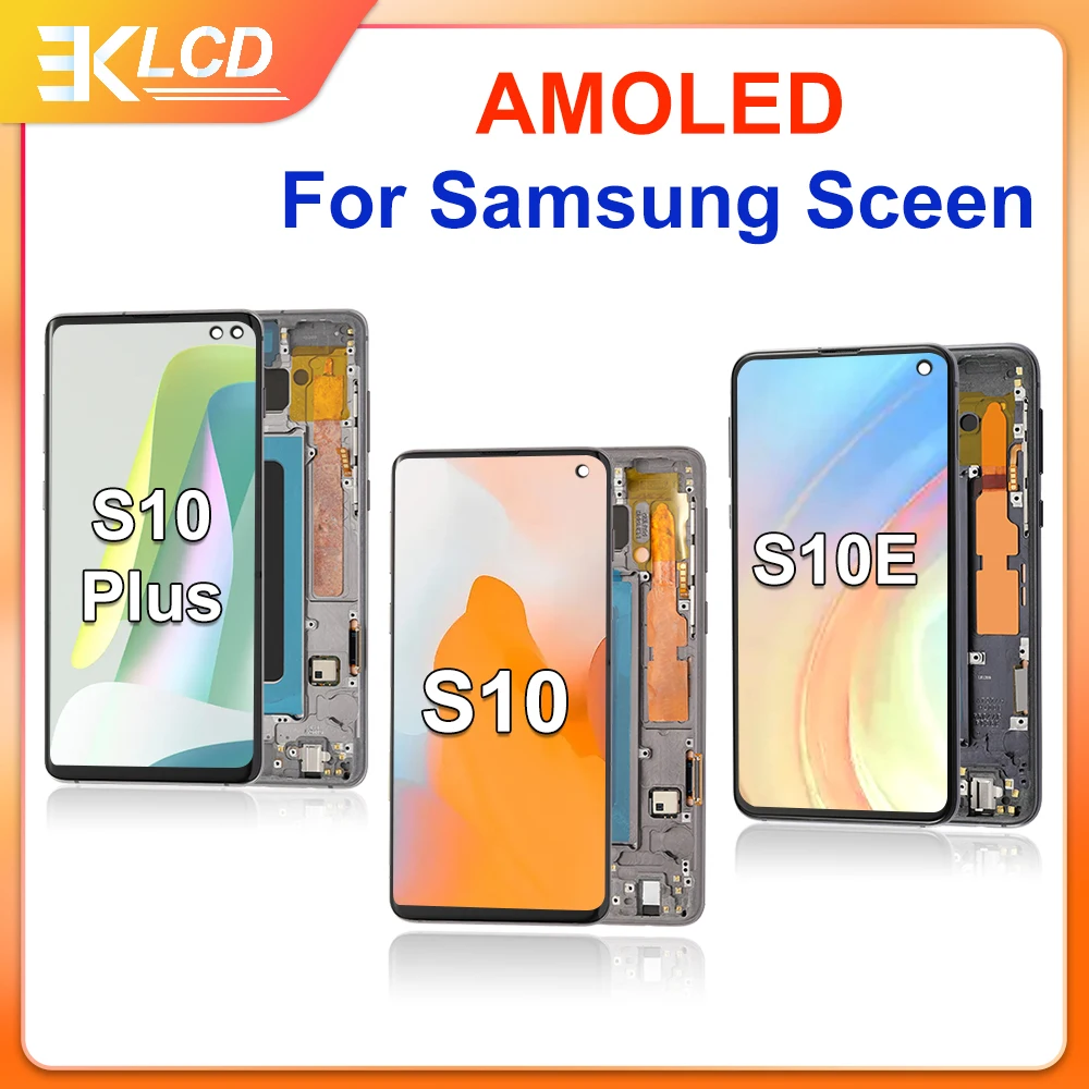 OLED-Touch-Screen-para-Samsung-Galaxy-S10-OLED-Display-Digitalizador ...