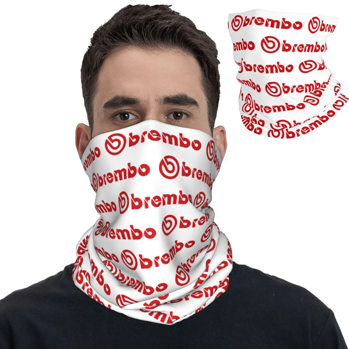 Brembo-Motor-Bandana-Neck-Gaiter-Printed-Balaclavas-Mask-Scarf-Multi ...