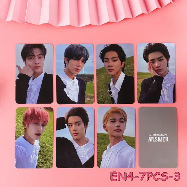 7PCS EN Kpop SUNOO Photocards Stray Kids Album DIMENSION Photos Card ...