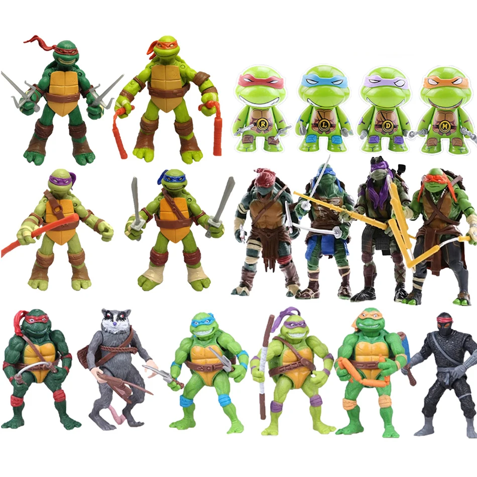 12cm-4pcs-Set-TMNT-Teenage-Mutant-Ninja-Turtles-Action-Figure-ToysFilm ...