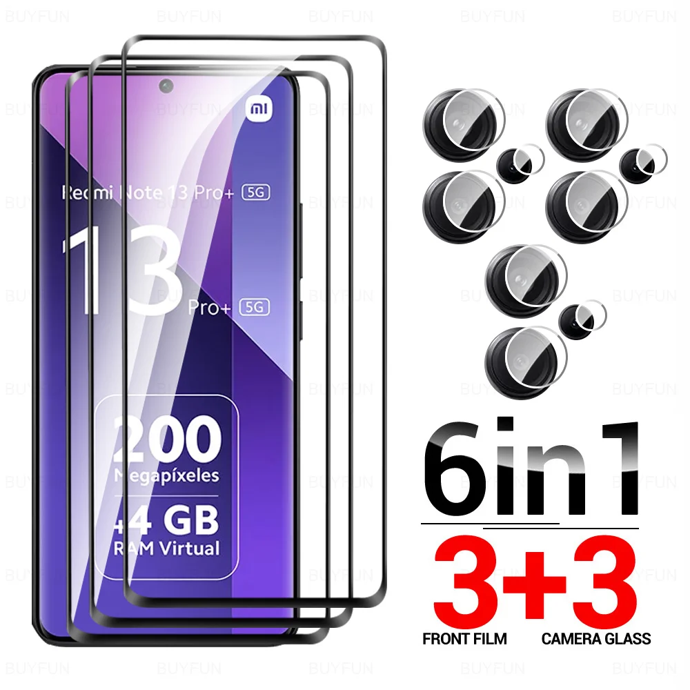 Redmy-Note-13-Pro-Curved-Glass-6To1-Camera-Tempered-Glass-For-Xiaomi ...