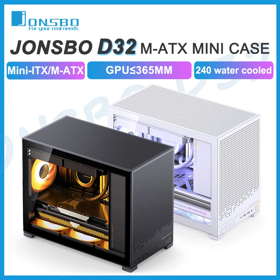 JONSBO-D32-MATX-carcasa-lateral-transparente-de-escritorio-MINI-soporte-de-inserci-n-trasera-de ...