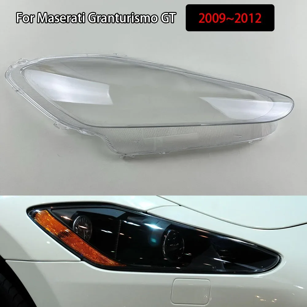For Maserati Granturismo GT 2009~2012 Front Headlamp Cover Transparent ...