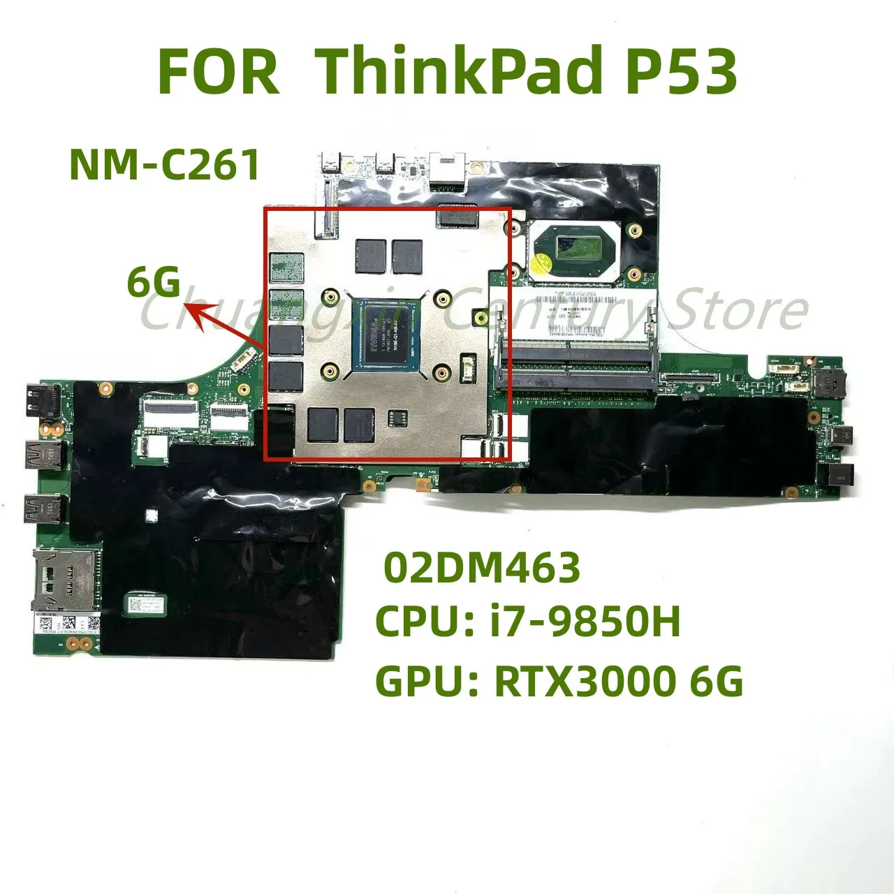 NM-C261-is-applicable-to-Lenovo-P53-notebook-computer-motherboard-CPU ...