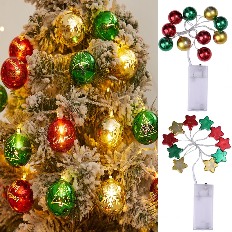 LED-Lights-String-Christmas-Ball-Star-Santa-Claus-Garland-Light-Outdoor ...