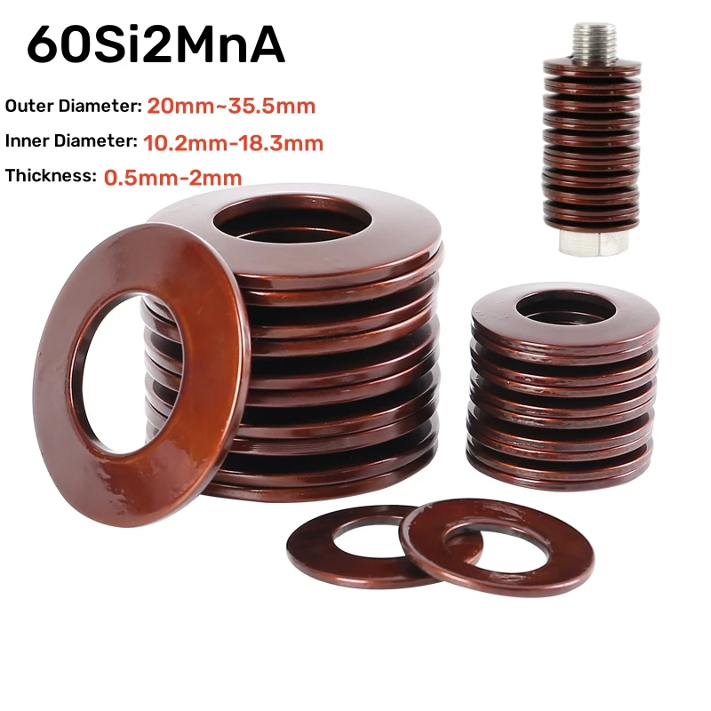 5-20Pcs-60Si2MnA-Belleville-Compression-Spring-Washer-Conical-Disc ...