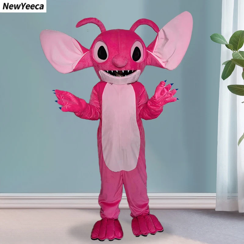Nuevo disfraz de mascota de Lilo y Stitch en azul y rosa, personaje de ...