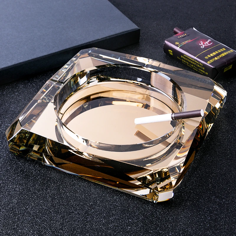 Glass-crystal-ashtray-home-living-room-creative-personality-fashion ...
