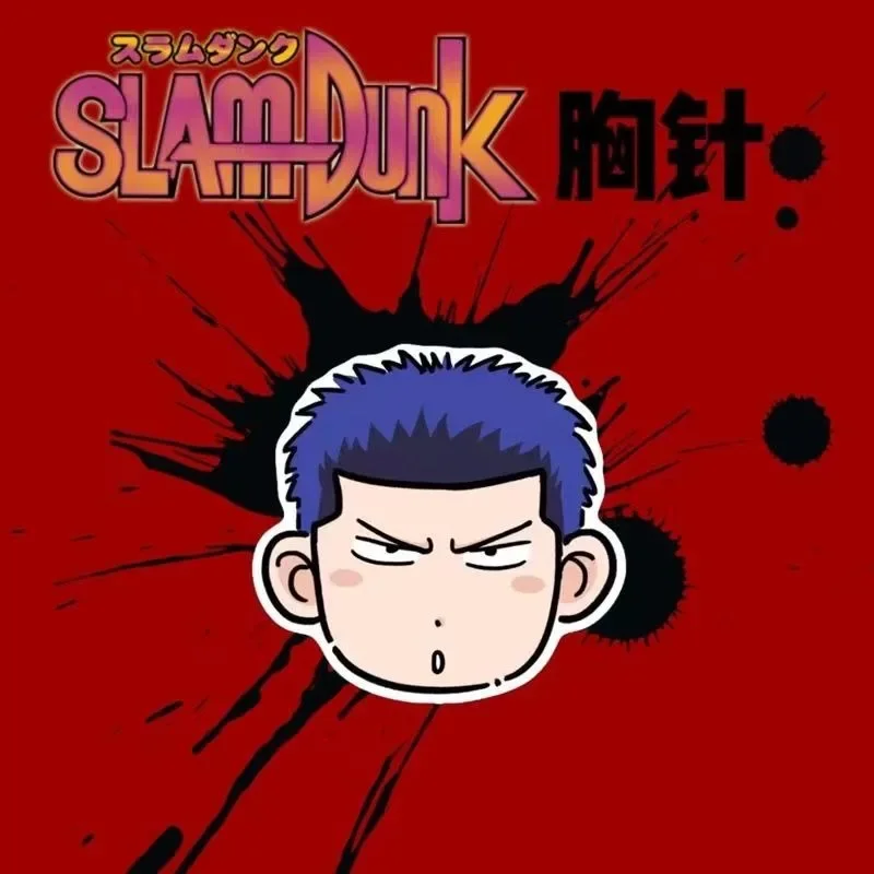 Mitsui Chibi Slam Dunk Hanamichi Sakuragi & Rukawa Kaede & Miyagi