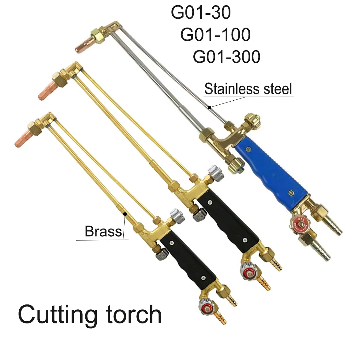 Torches G01-30 G01-100 Cutting Torch Stainless Steel Oxygen-acetylene Gas Injector Type Cutting ...