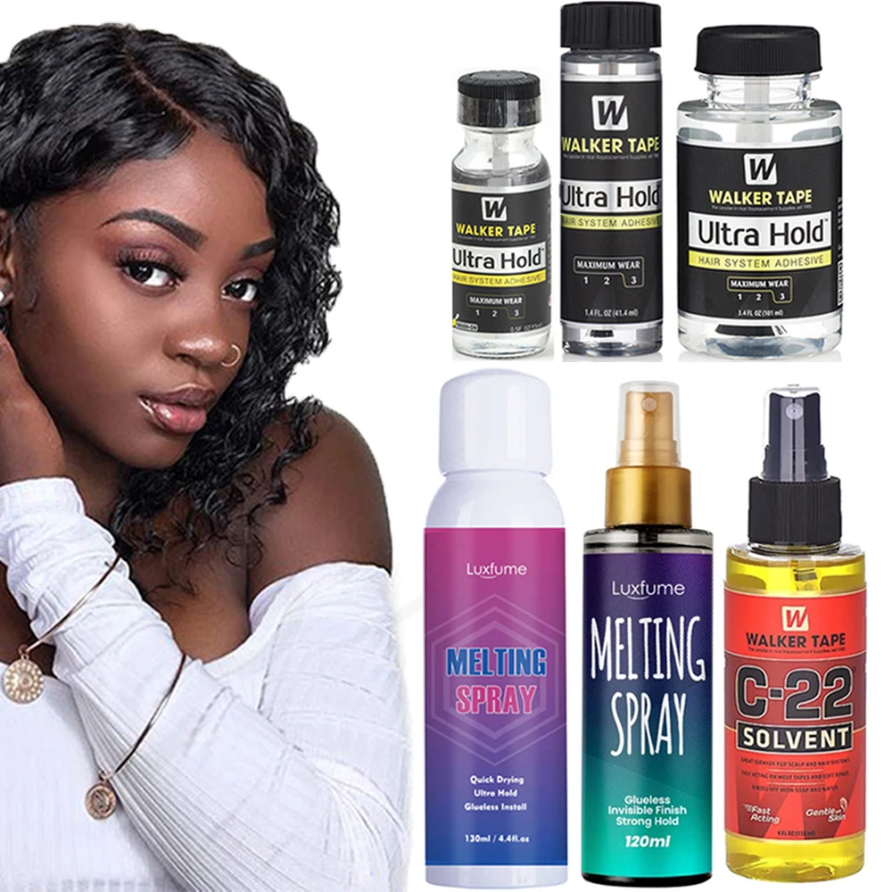 Wig installation kitset Ultra Hold Lace Glue Waterproof Lace Front Wig ...